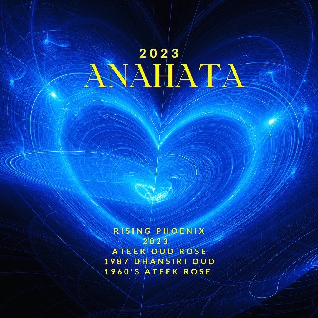 2023 Anahata Ateek : New Attar - Vintage Oud and Rose Oil - Heart Chak ...